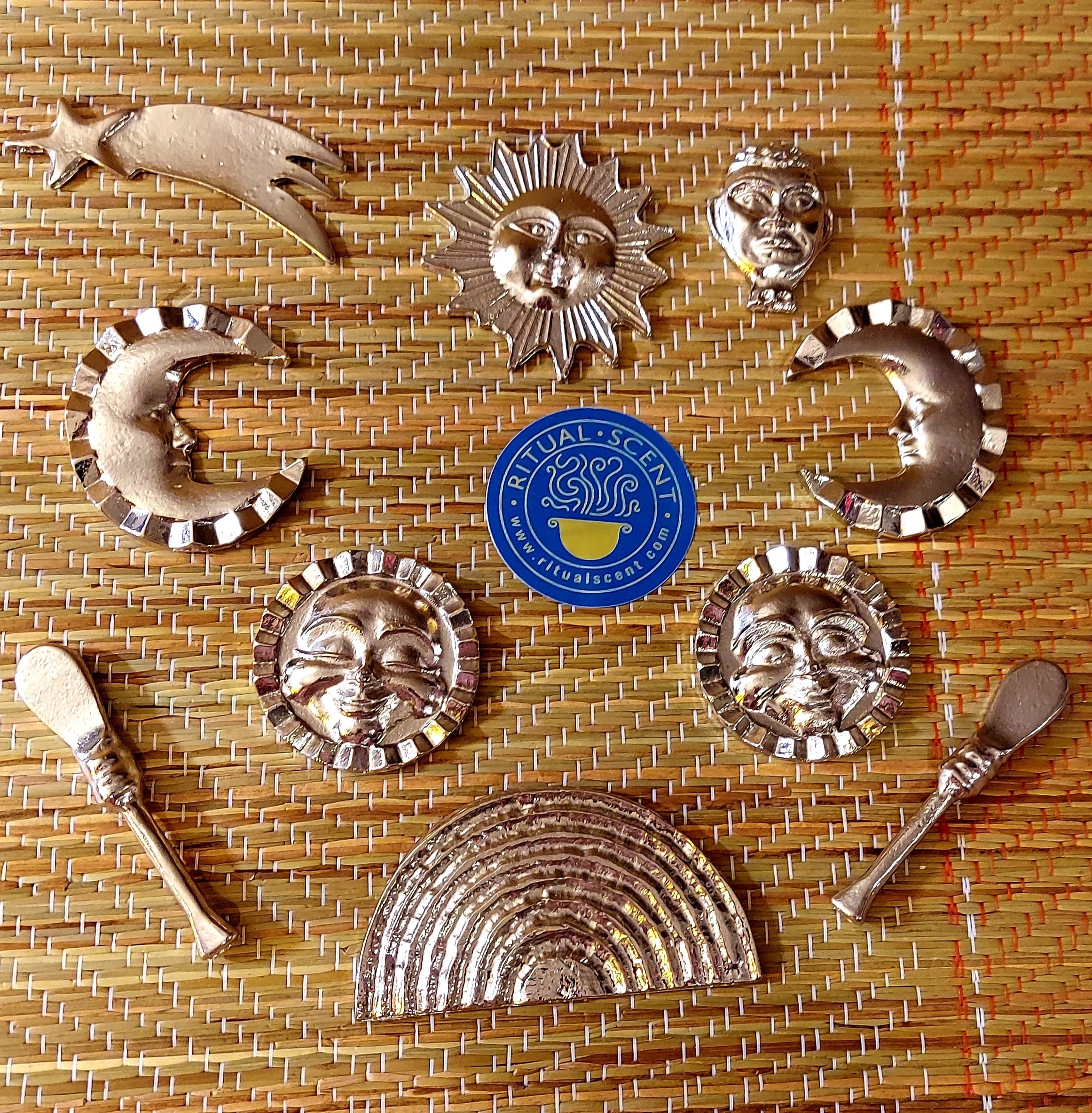 Ananagu Metal Orisha Tool Set Annanagume Olokun Olosa Iroko Dada Ocha ...