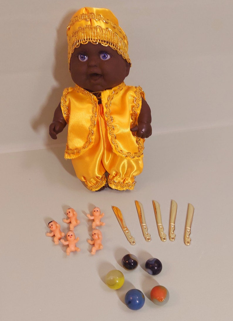 Ideu Idowu Doll and Carga Set Oshun Orisha Ibeji Ibeyi Jimaguas Babies ...