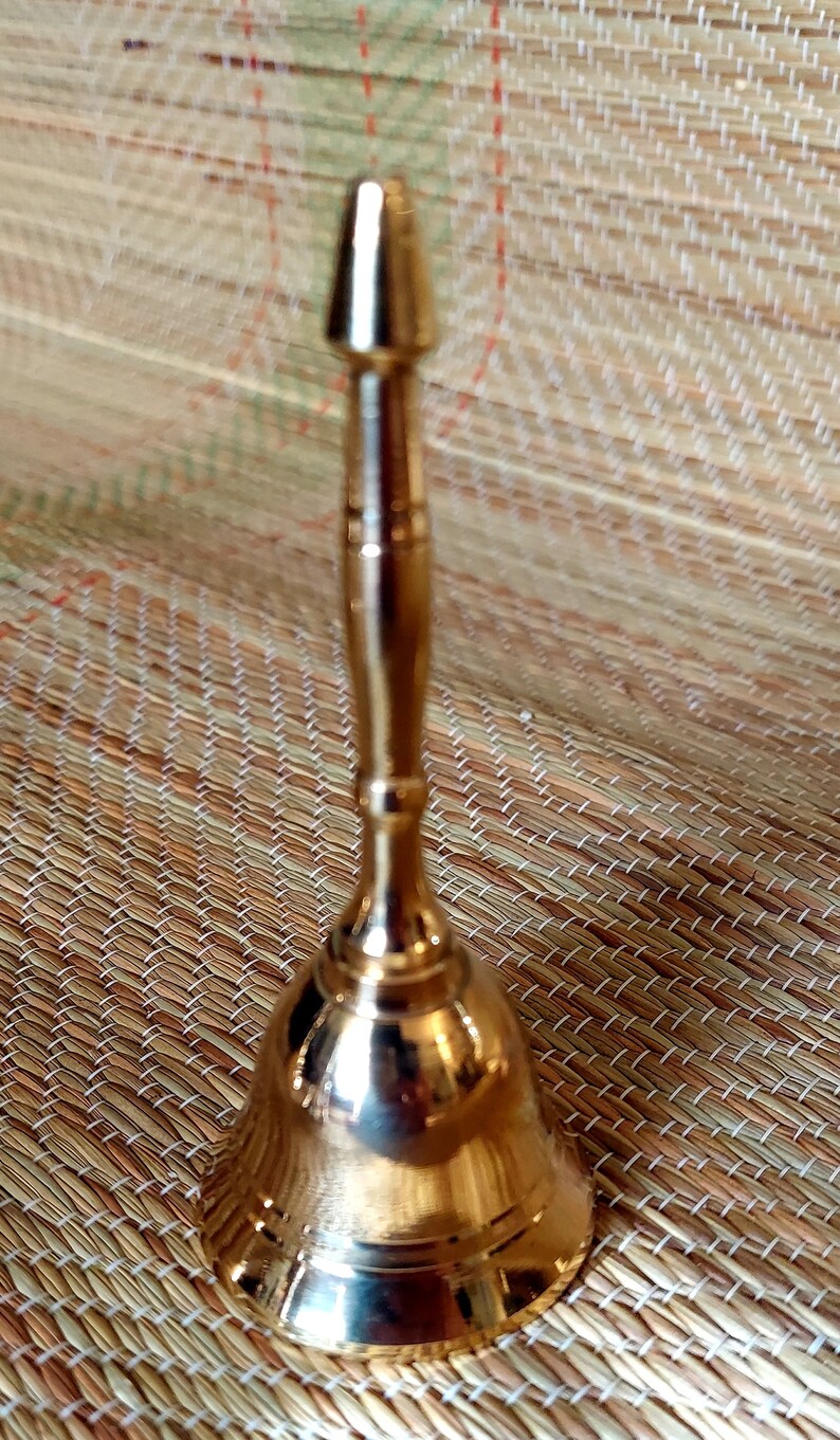 Brass Oshun Bell 5 Inches - Goddess, Polished Campana for Orisha ...
