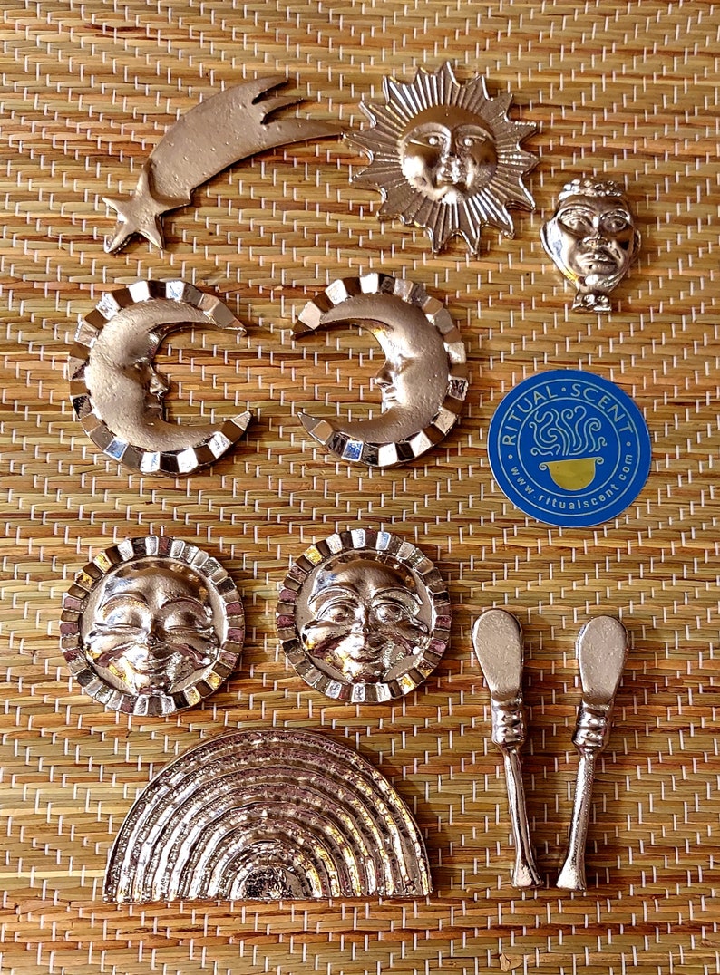 Ananagu Metal Orisha Tool Set Annanagume Olokun Olosa Iroko - Etsy