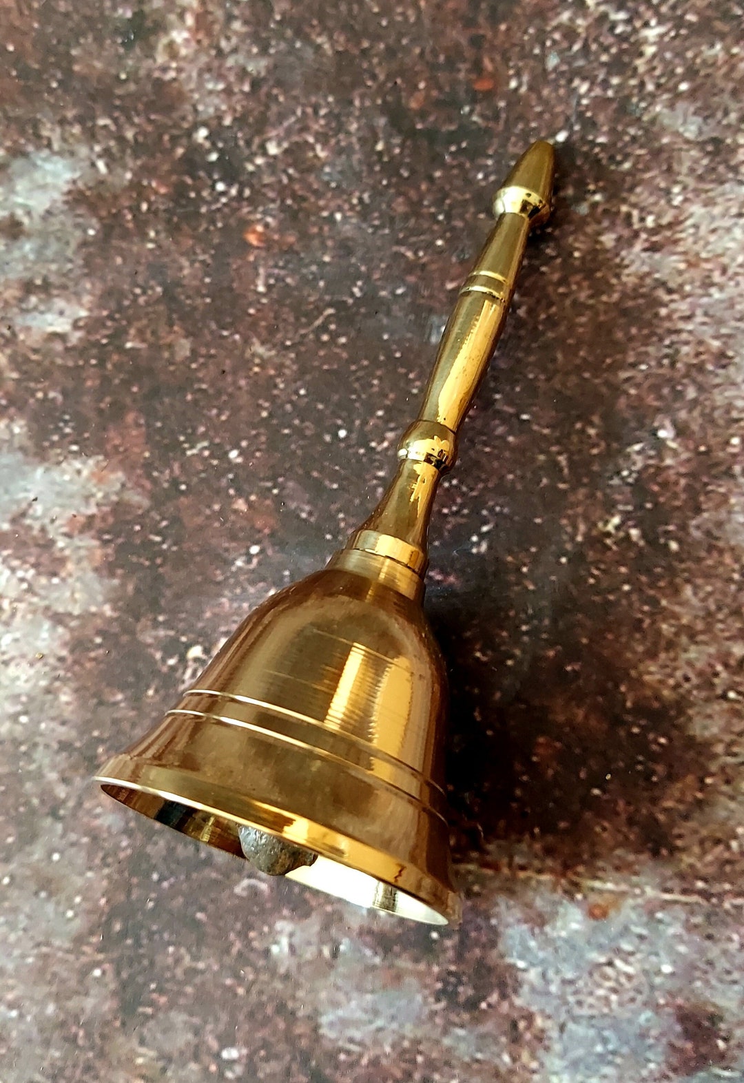 Brass Oshun Bell 4 Inches - Goddess, Polished Campana Bell Ochun Orisha ...