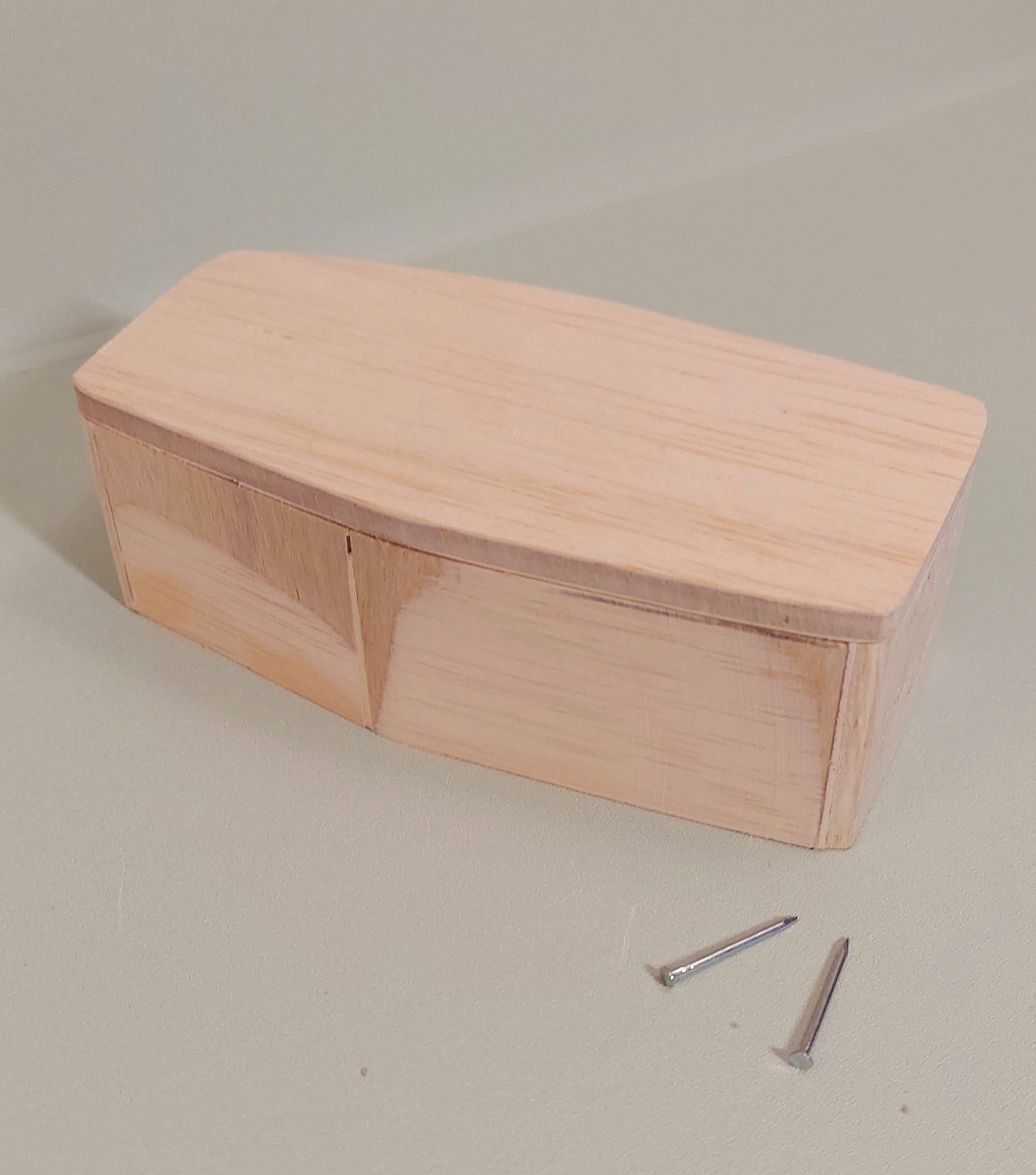 Wooden Plywood Coffin Casket for Spell Work, Talismans, Magic ...