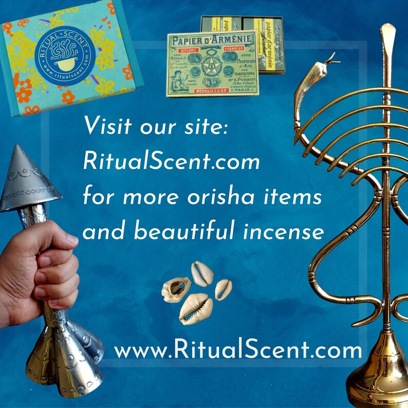 Brass Oshumare Staff Orisha Orixa of the Rainbow Ochumare - Etsy