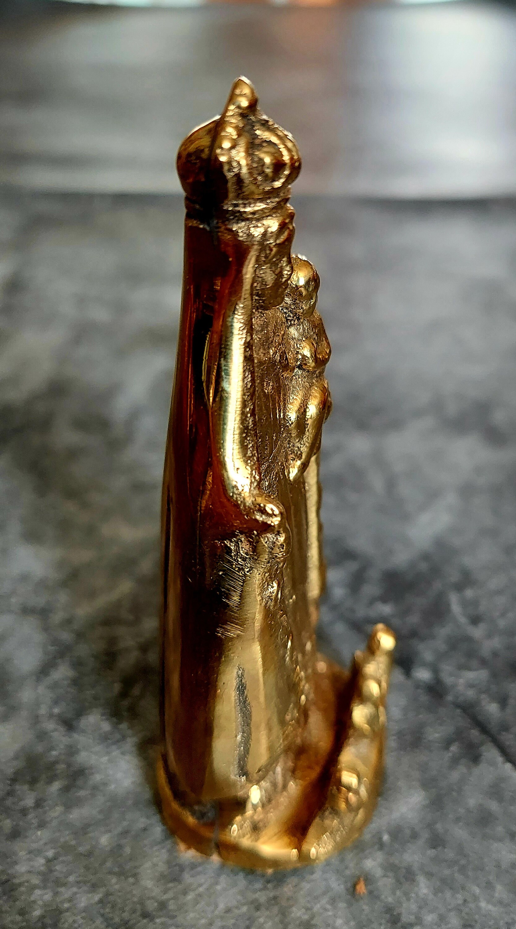 Brass Caridad Del Cobre Oshun Statue 5 Inches Goddess Made in Peru ...