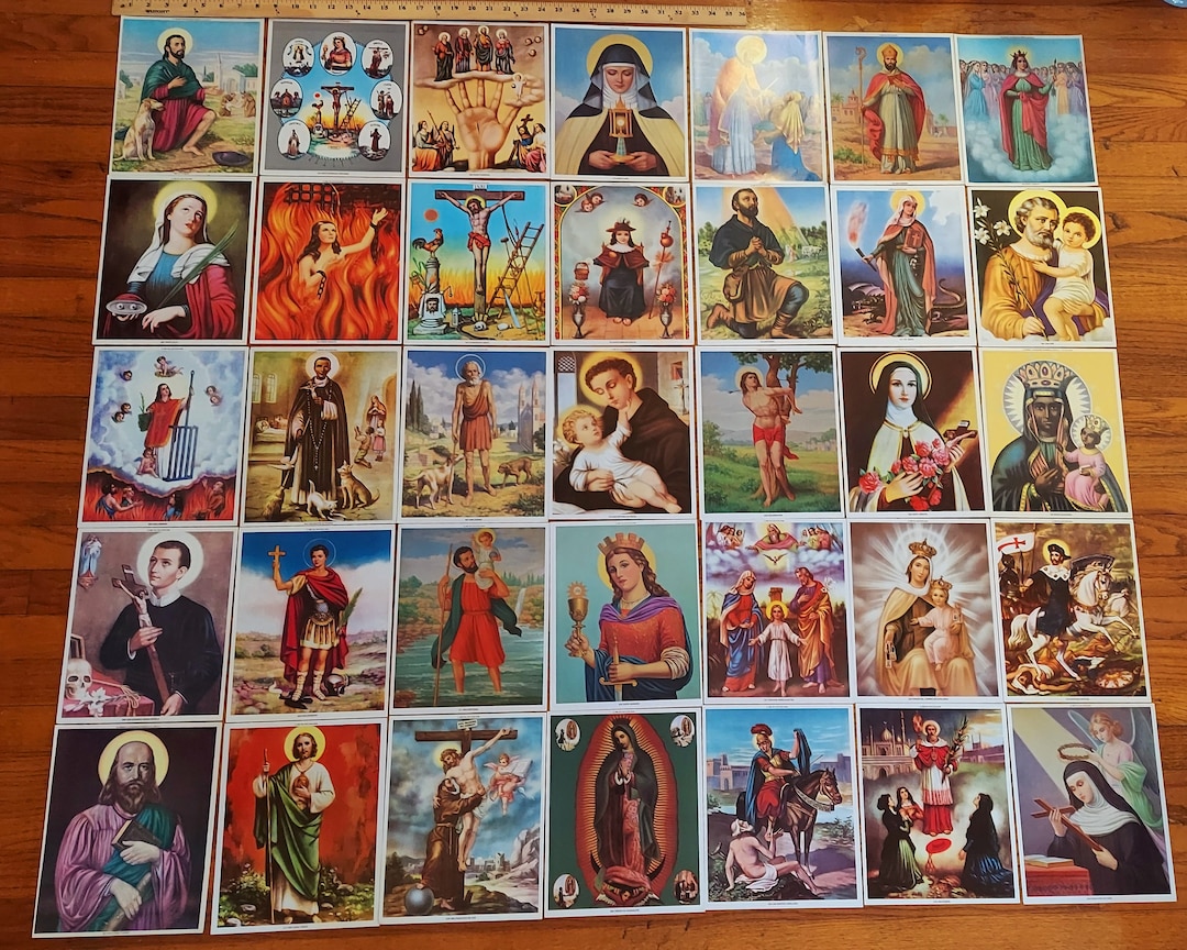 Saint Lwa Lithographs Lwa Loa Haitian Vodun Image Altar ...