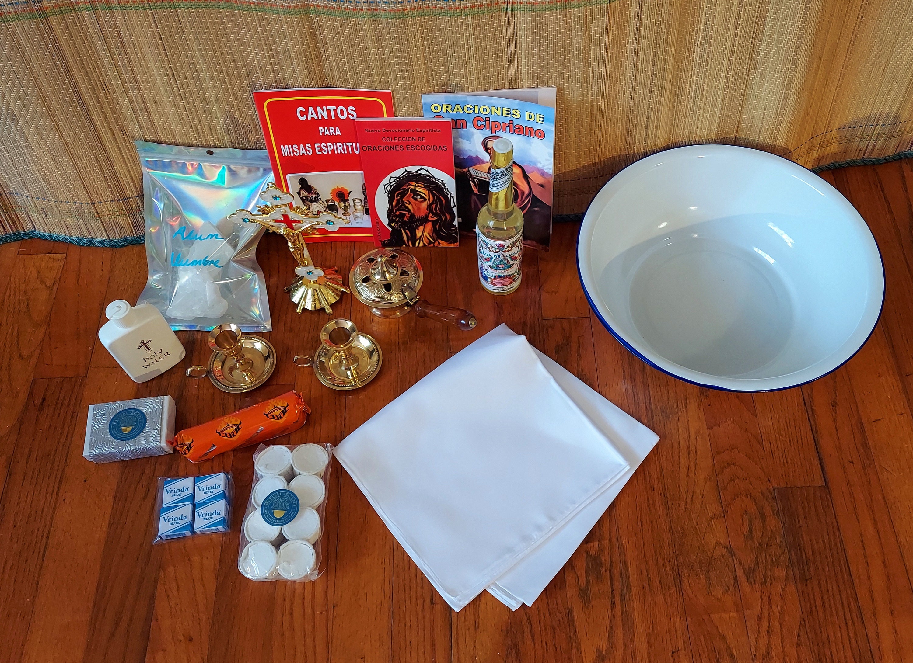 Boveda Set Misa Espiritual Spiritual Mass Altar Set Quality Complete ...