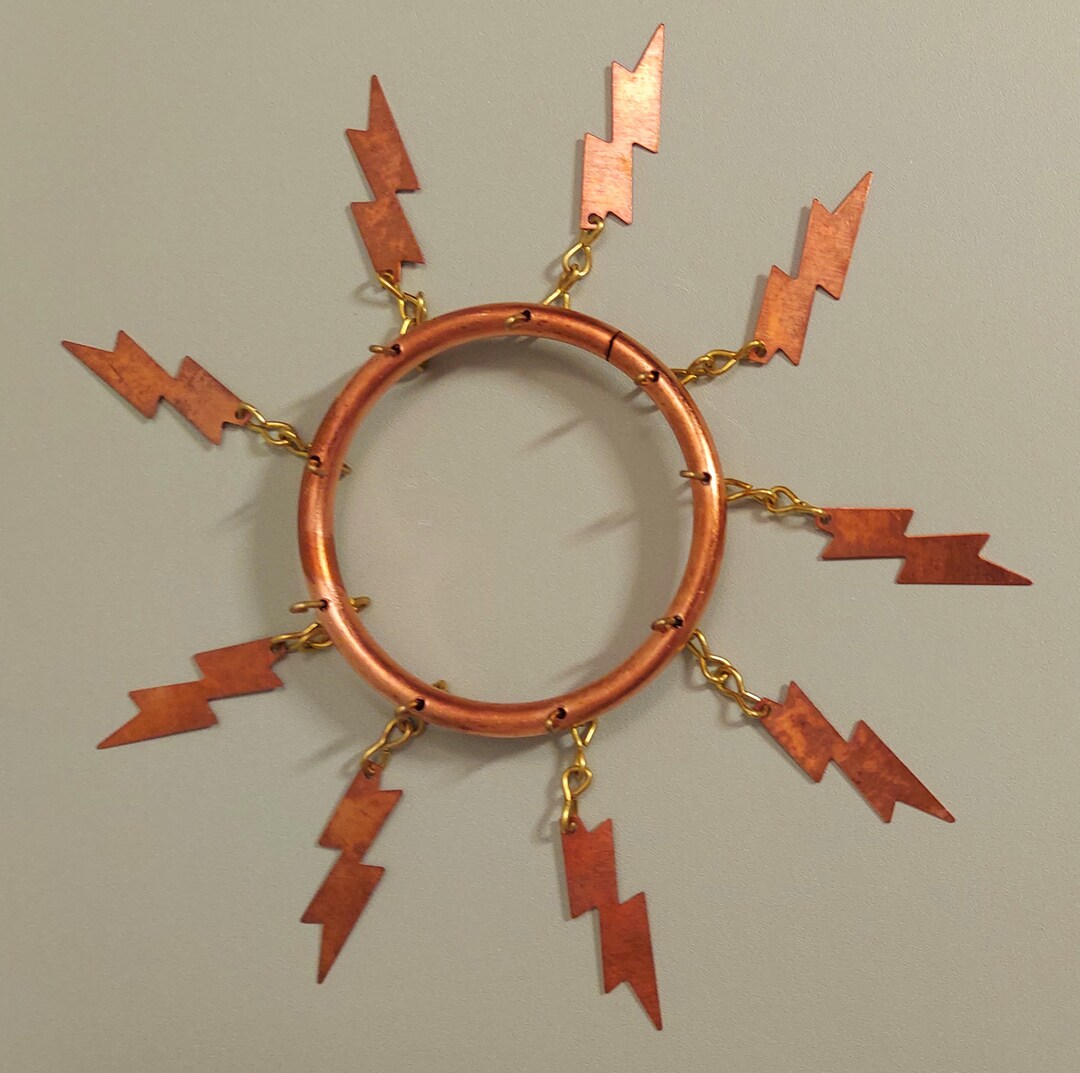 Oya Bolt Ring 9 Copper Lightning Centella Orisha Iyansan Yanza Olla ...