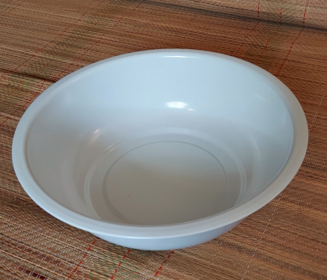 Enamel White Basin Palangana Bowl for Boveda Espiritismo Orishas Lucumi ...