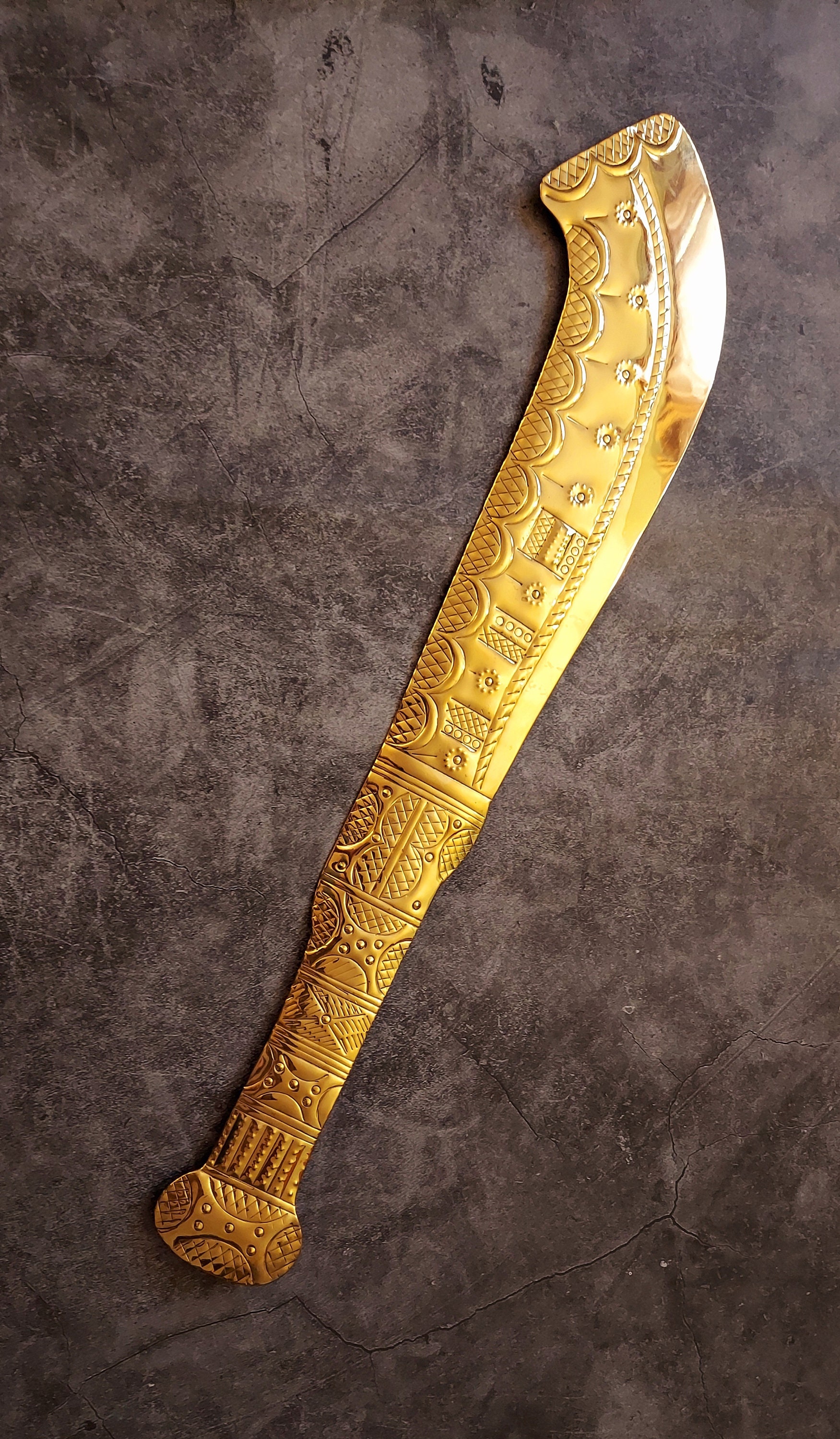 Oshun Ada Sword Brass Handmade Orisha Yoruba Logun Ede Osun Oshogbo ...