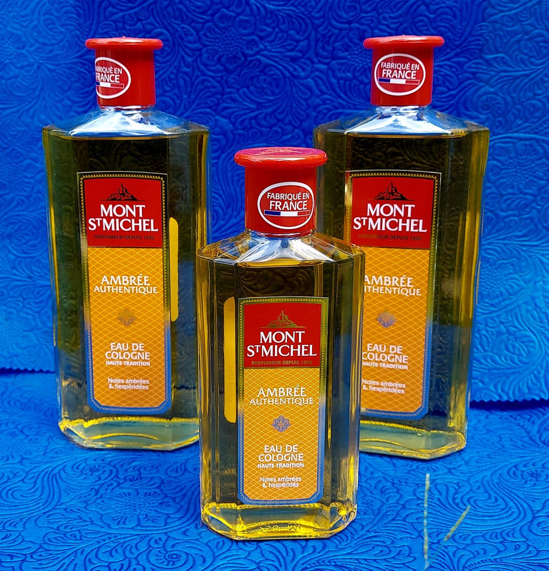 Amber Mont Saint Michel Ambre LARGE 500ml Bottle Authentic French Eau ...
