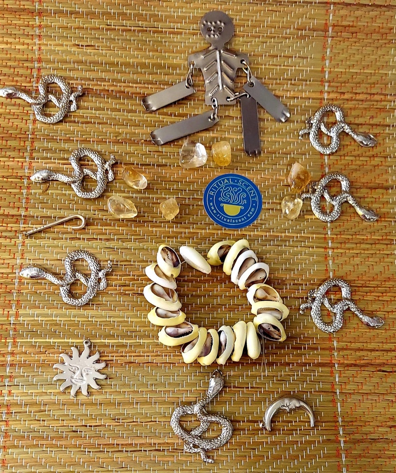 Orishas Boromu + Borosia Tool Set Bromu Staff Brocia Oduduwa Yewa Ifa ...