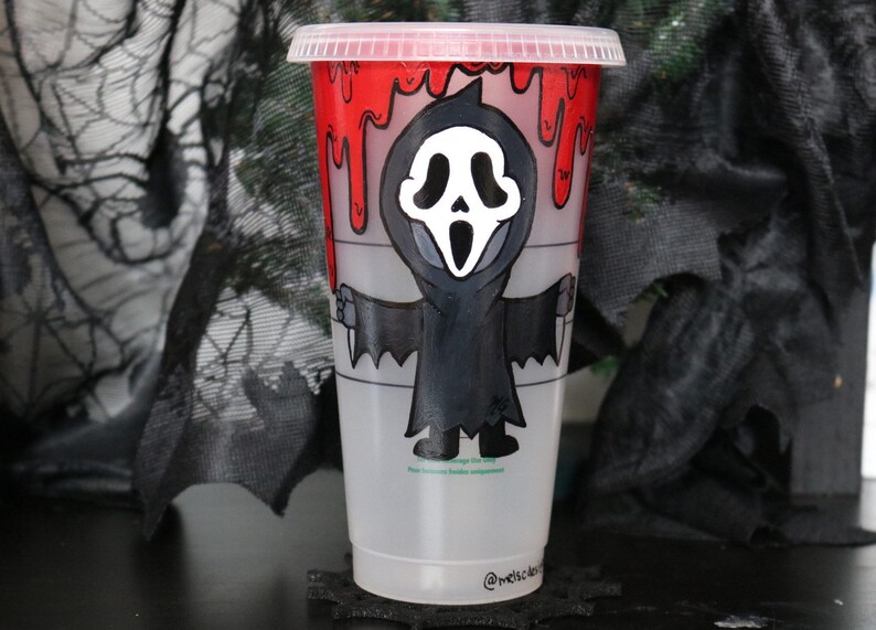 Scream ghostface Chibi Cup - Etsy