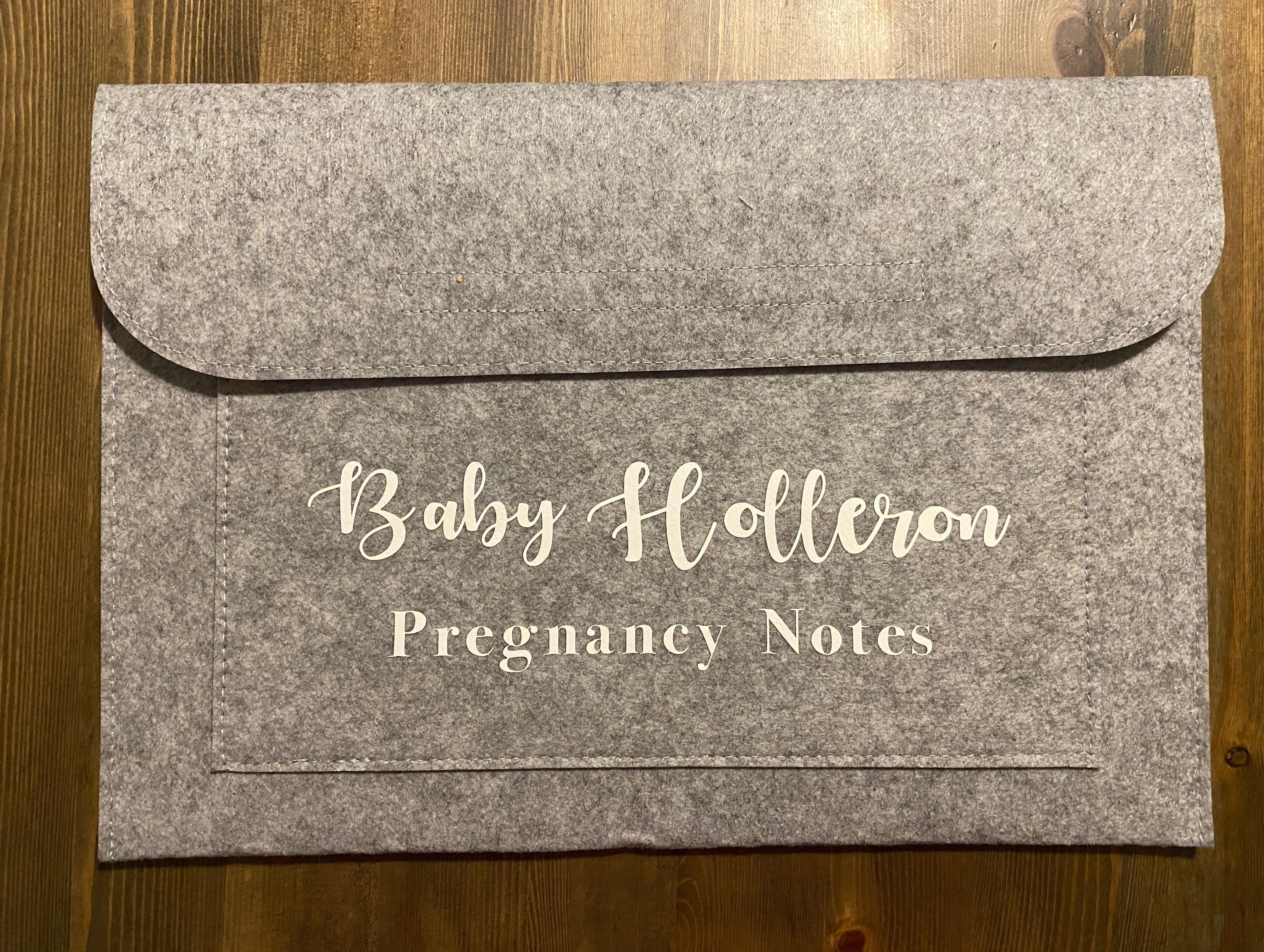 Personalised Pregnancy Notes Folder / Maternity Notes Folder / - Etsy UK