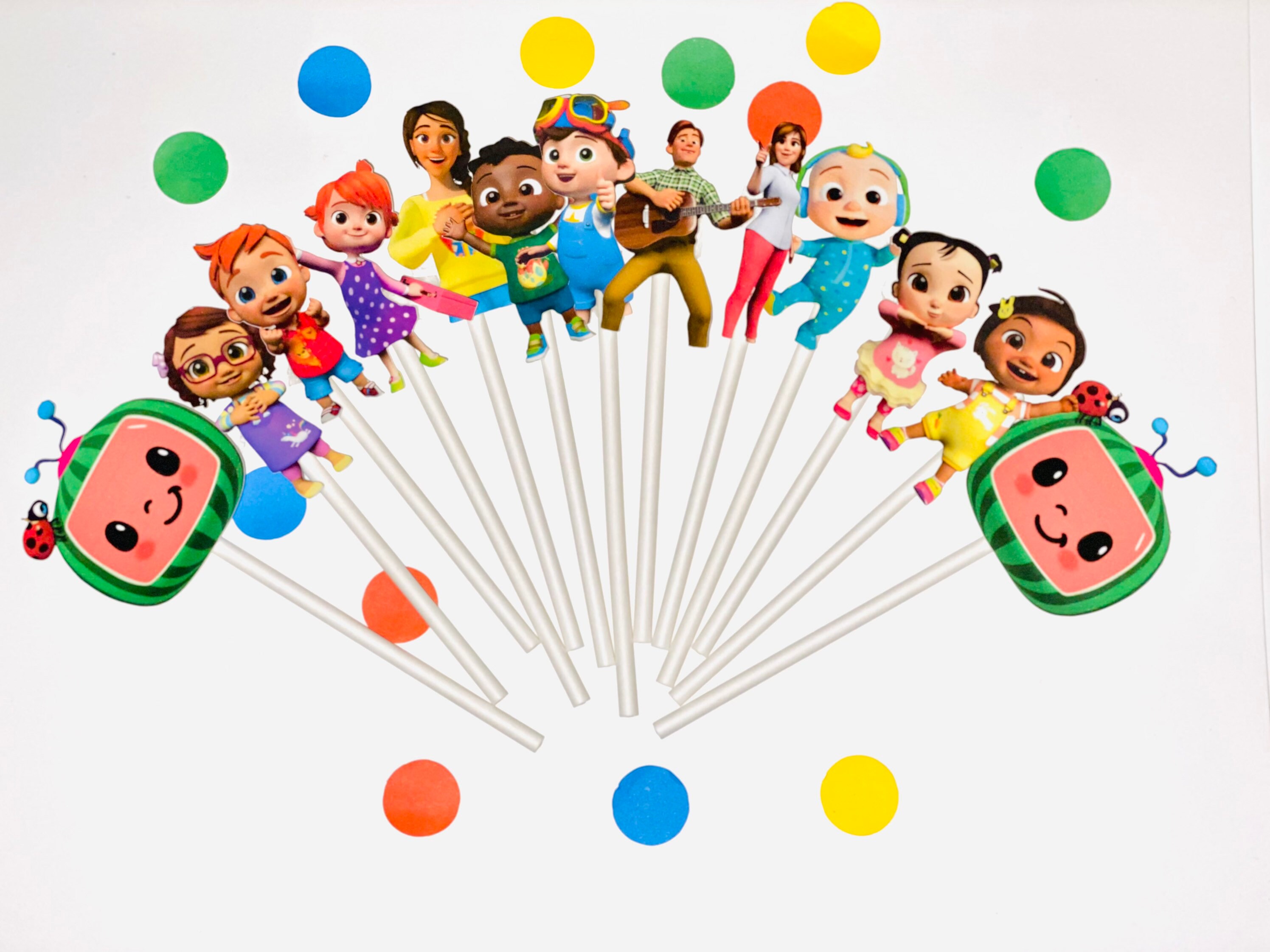 Cocomelon Cupcake Toppers Near Me Cocomelon Cupcake Toppers Birthday 