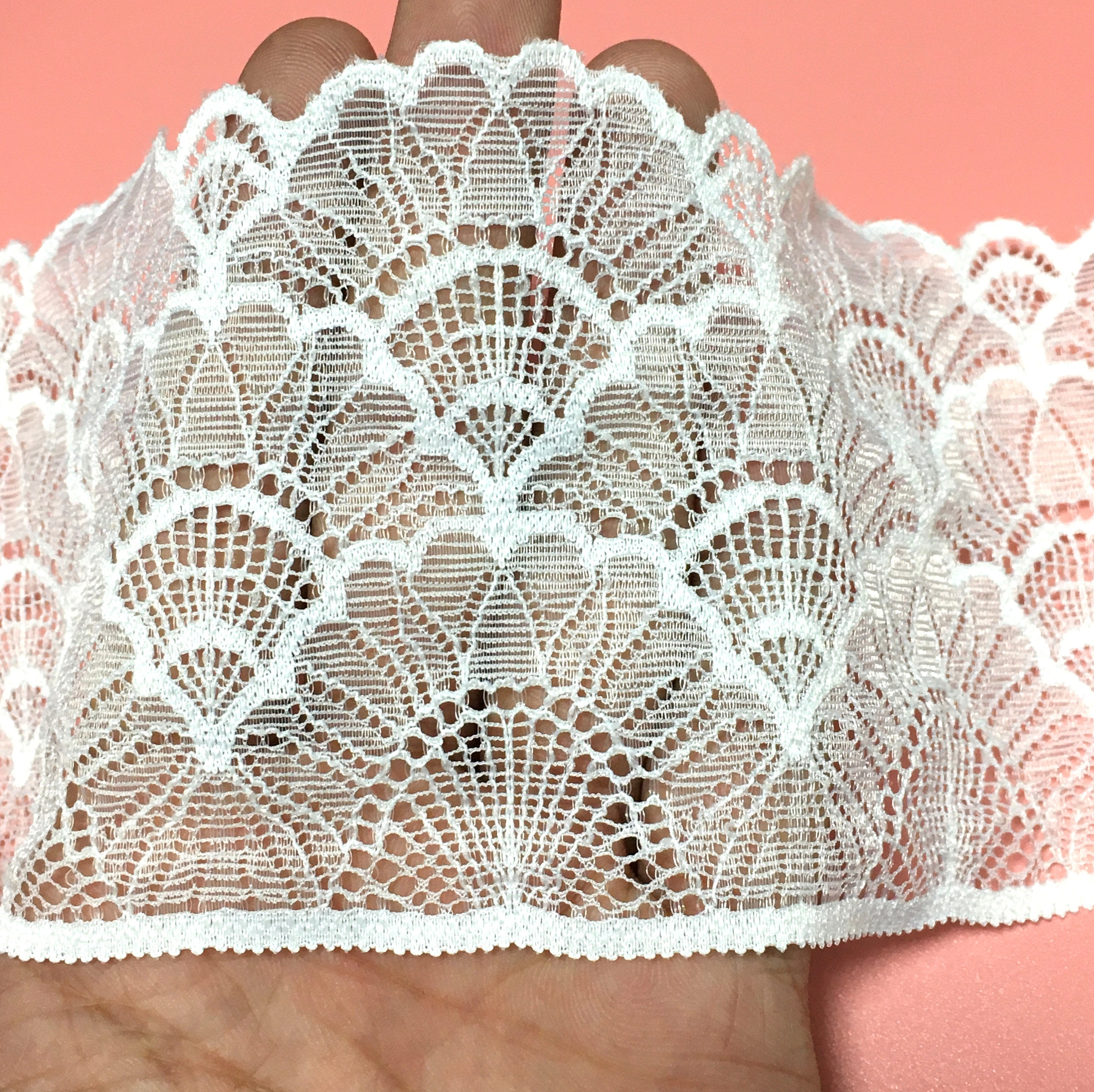 3.4 Inch Lace (87 Mm)|2 Yard|lace Trim|white Lace|clothing Accessories ...