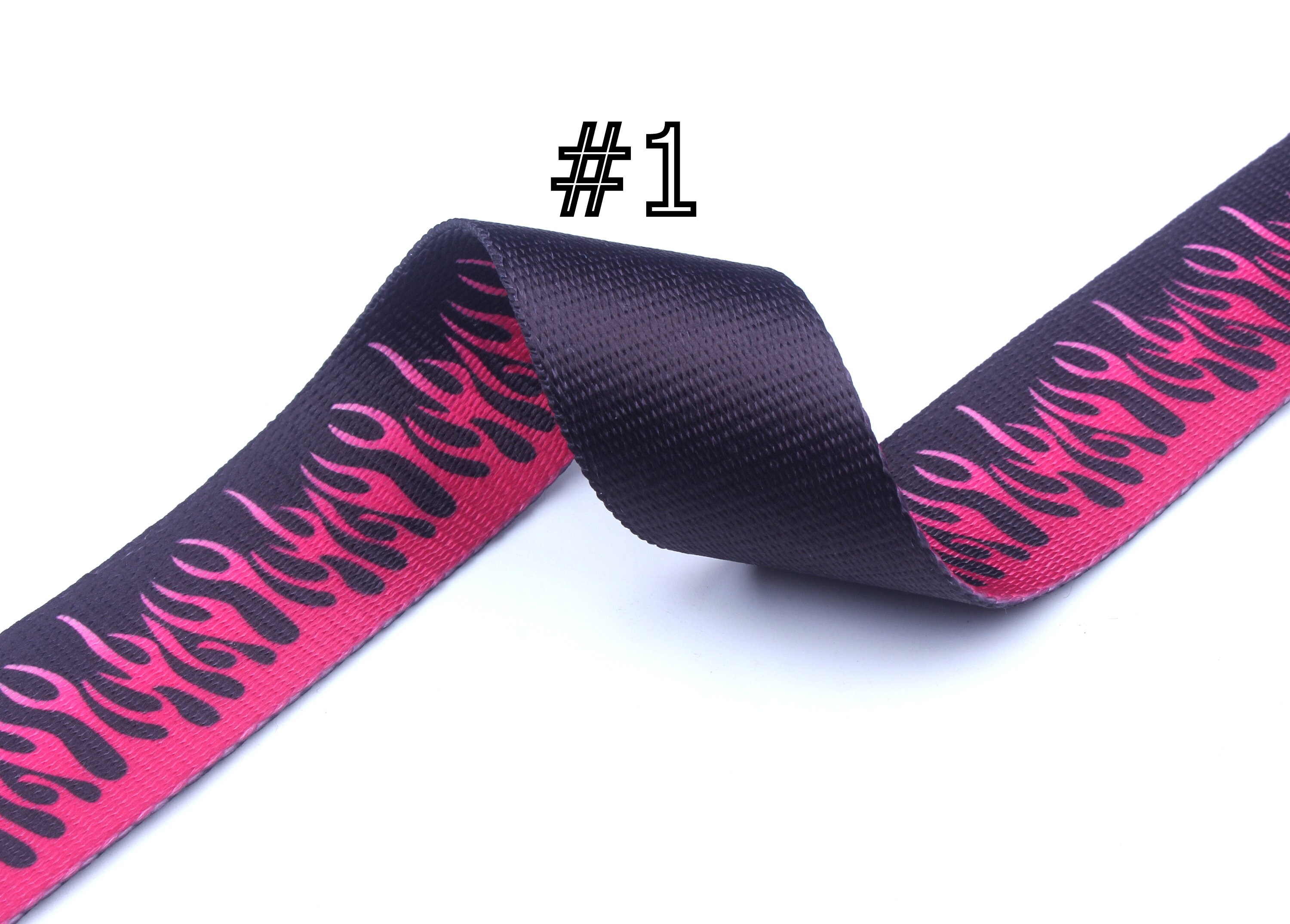 Flame Pattern Webbing-1.5 Inch Wide Webbing-webbing Belt-bags - Etsy