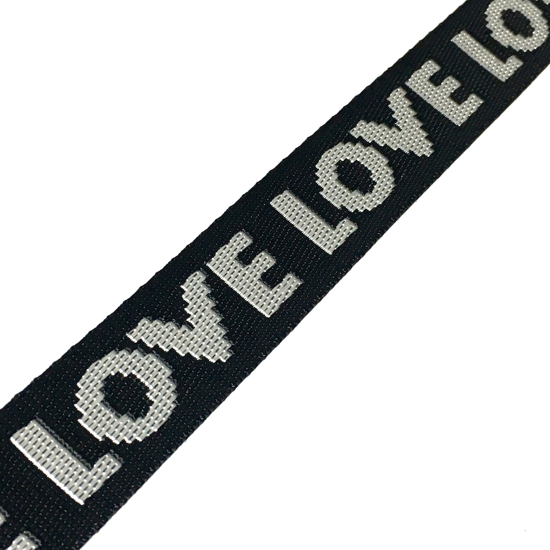 1 Inch Wide Webbing|love Font Webbing|bag Webbing|clothing Webbing ...