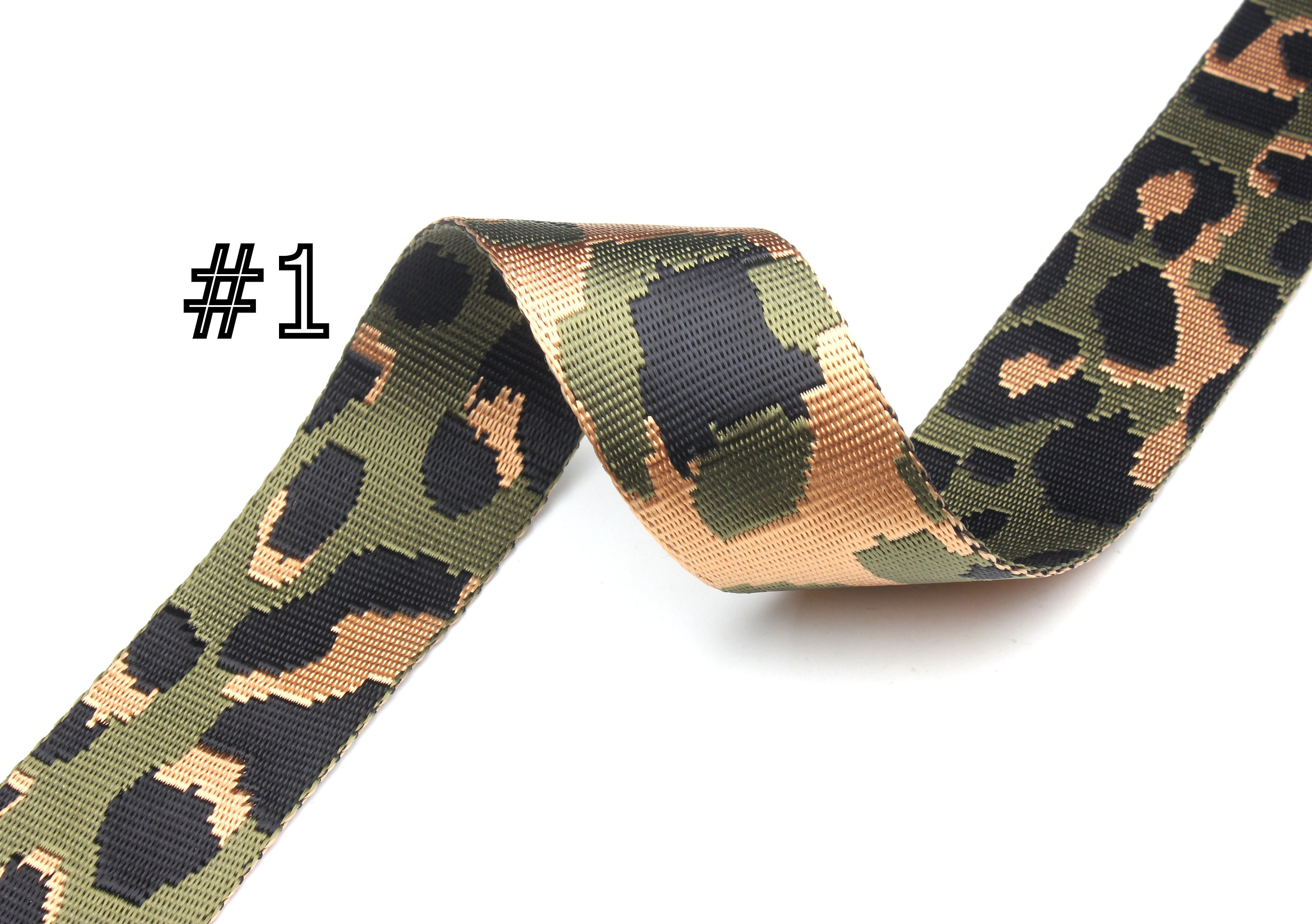 Leopard Print Webbing-1.5 Inch Wide Webbing-webbing Belt-high - Etsy