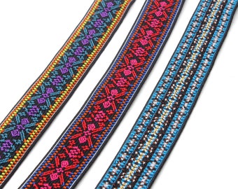 1.5 Inch 38mm Wide Waistband Elastic Ethnic Pattern Black - Etsy