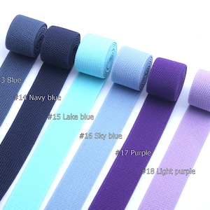1.5 Inch Wide Elastic Band,twill Elastic Webbing,color Elastic Band ...
