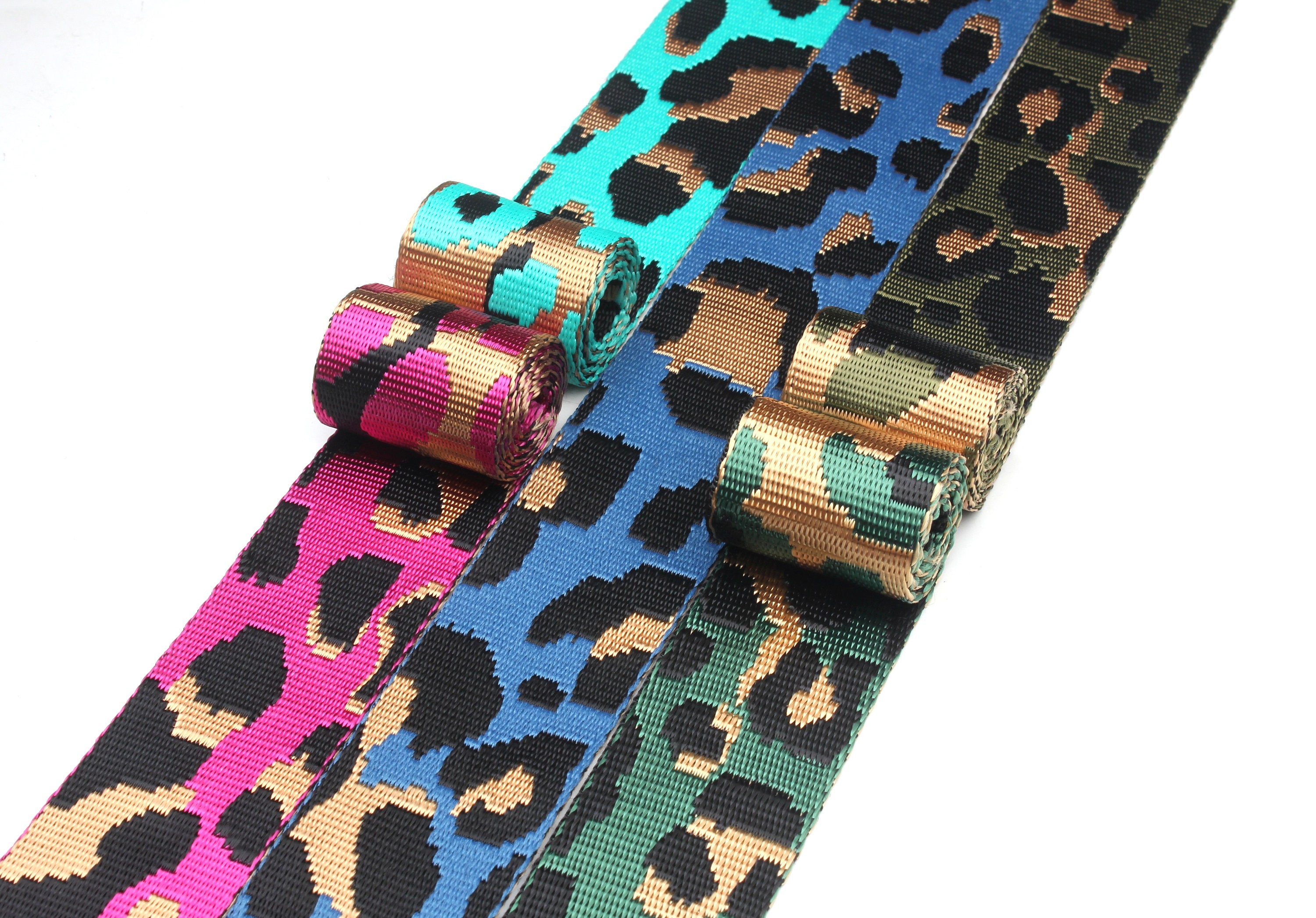 Leopard Print Webbing-1.5 Inch Wide Webbing-webbing Belt-high - Etsy