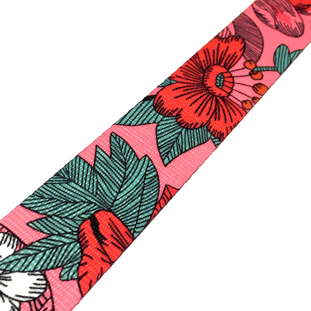 1.5 Inch Wide Webbing|1 Yards|pink Lotus Webbing Band|diy Webbing ...