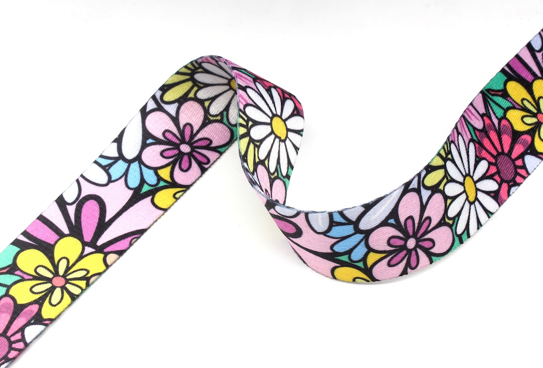 1.5 Inch Wide Webbing-flower Pattern Webbing-webbing Belt-webbing for ...