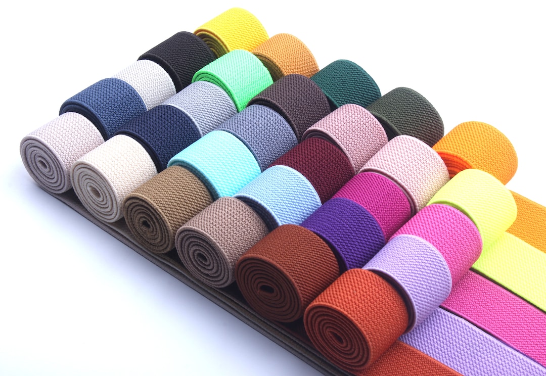 Twill Elastic Webbing,1 Inch Wide Elastic Band,shoulder Strap Elastic ...