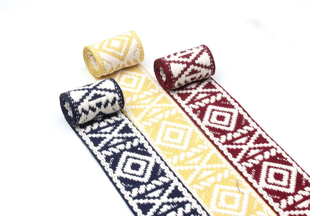 Cotton Webbing-ethnic Style Webbing-1.5 Inch Wide Webbing-bag ...