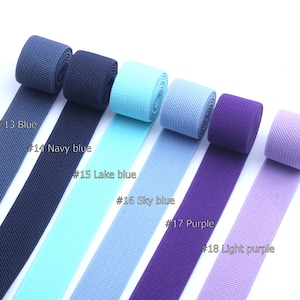Twill Elastic Webbing,1 Inch Wide Elastic Band,shoulder Strap Elastic ...