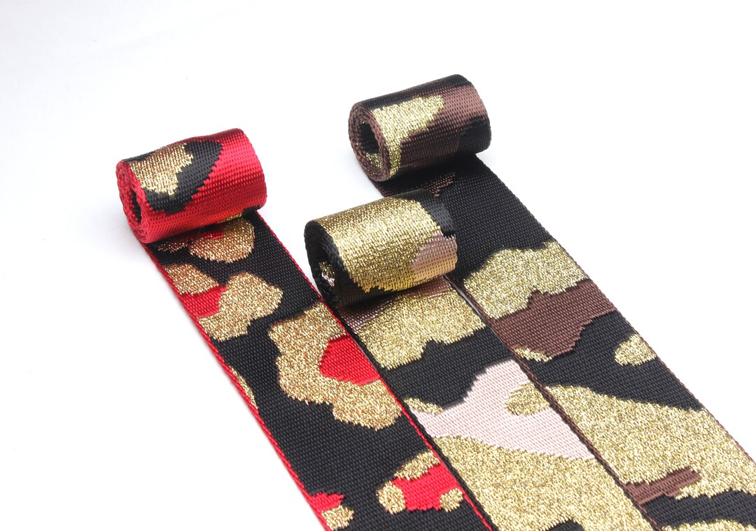 Gold Camouflage Webbing-1.5 Inch Wide Webbing-webbing Belt-bags ...