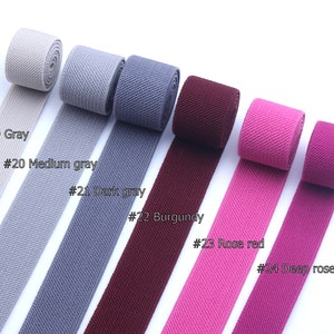 1.5 Inch Wide Elastic Band,twill Elastic Webbing,color Elastic Band ...