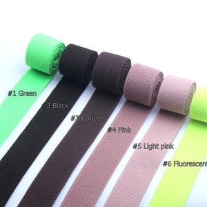 Twill Elastic Webbing,1 Inch Wide Elastic Band,shoulder Strap Elastic ...