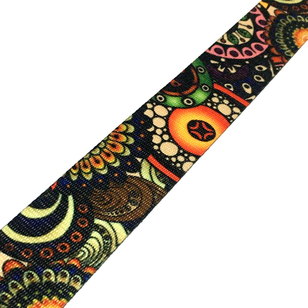 1.5 Inch Wide Webbing|color Flower Shape Pattern Webbing|polyester ...