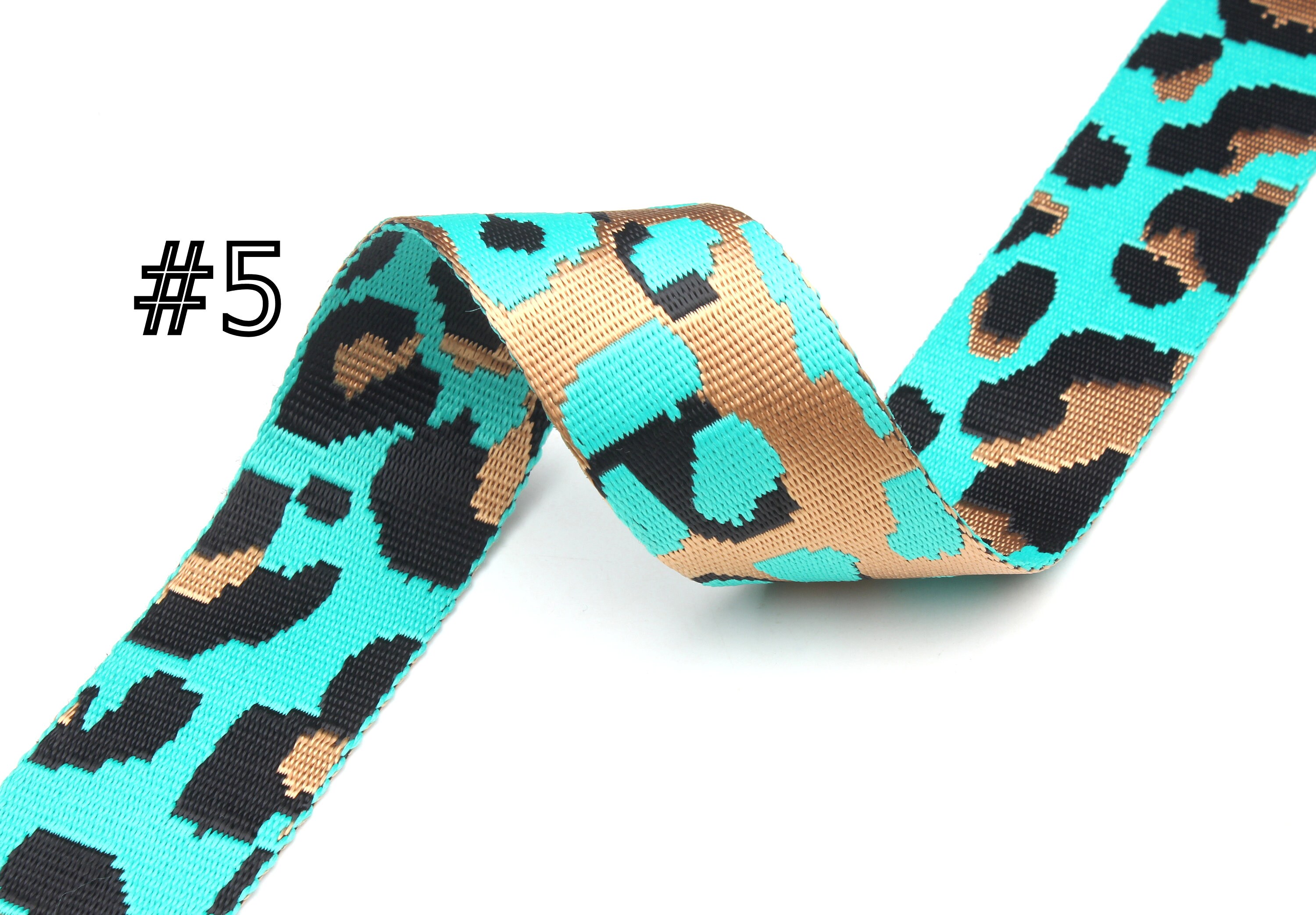 Leopard Print Webbing-1.5 Inch Wide Webbing-webbing Belt-high - Etsy