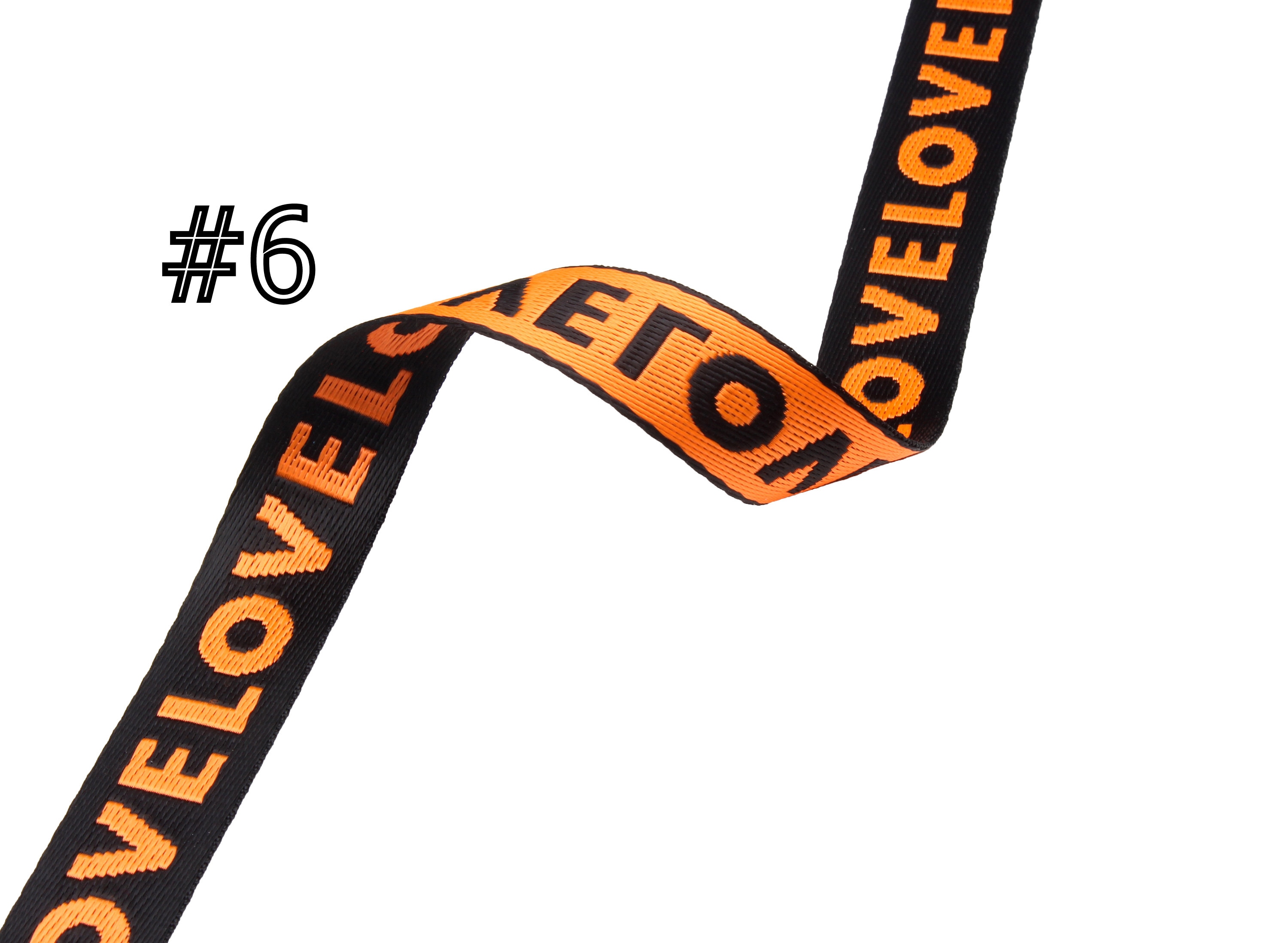 LOVE Webbing-3/4 Inch Wide Webbing-pendant Webbing-jacquard - Etsy