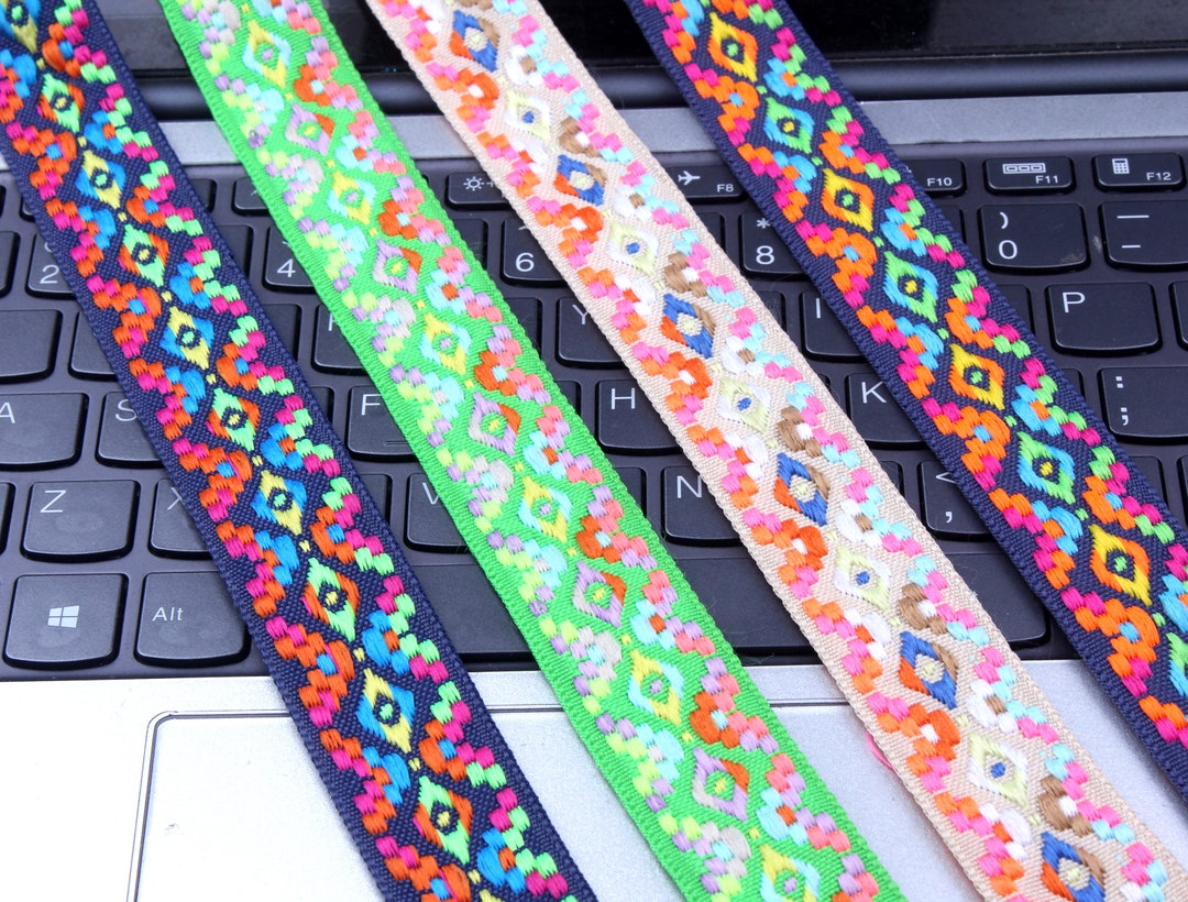 Tribal Style Webbing-1 Inch Wide Webbing-keychain Webbing-webbing for ...