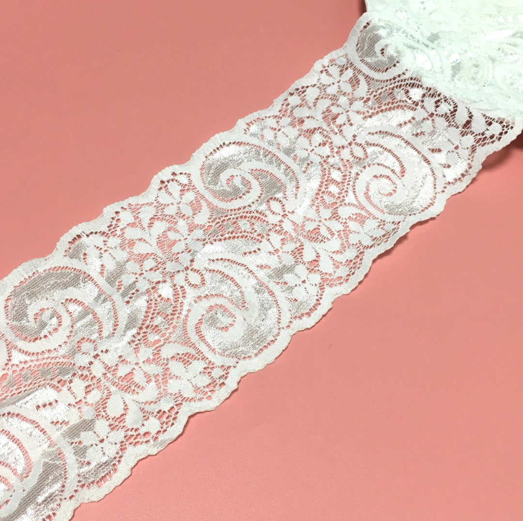 3.3 Inch Lace (85mm)|stretch Lace|white Lace|clothing Accessories|skirt ...