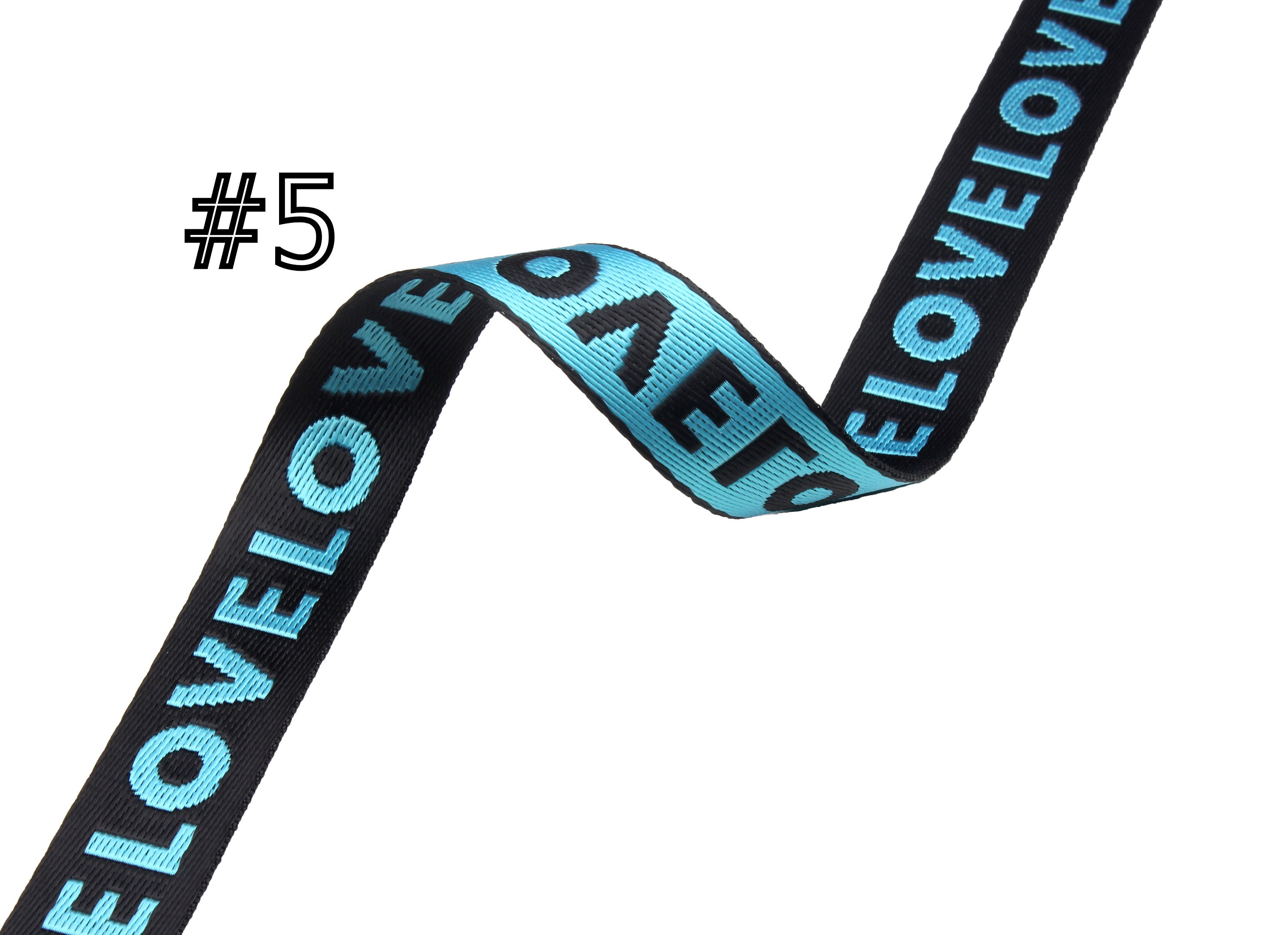 LOVE Webbing-3/4 Inch Wide Webbing-pendant Webbing-jacquard - Etsy