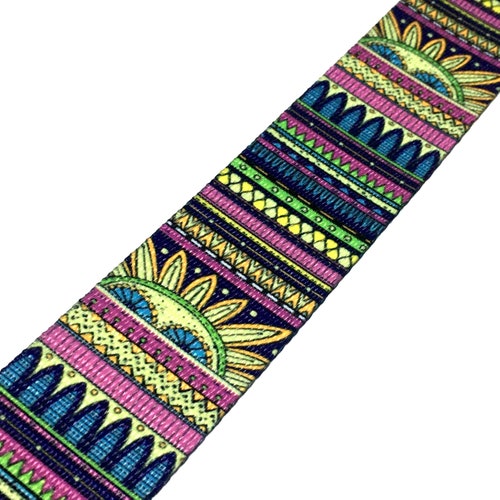 1.5 Inch Wide Webbingcolor Flower Shape Pattern - Etsy