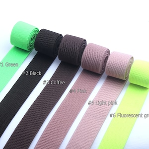 1.5 Inch Wide Elastic Band,twill Elastic Webbing,color Elastic Band ...