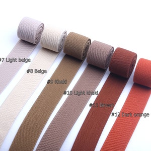 Twill Elastic Webbing,1 Inch Wide Elastic Band,shoulder Strap Elastic ...