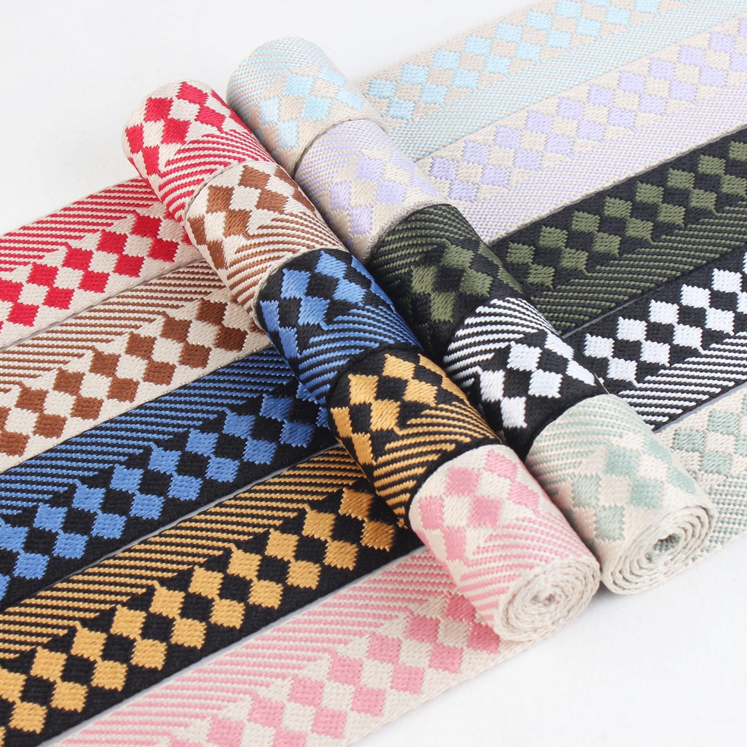 1.5-inch Wide Webbing-double Sided Jacquard Webbing-clothing Trim ...