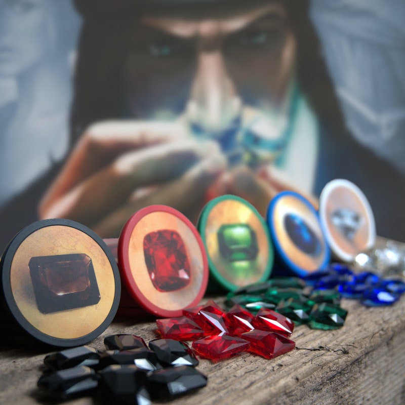 Board Game With Gems - Etsy
