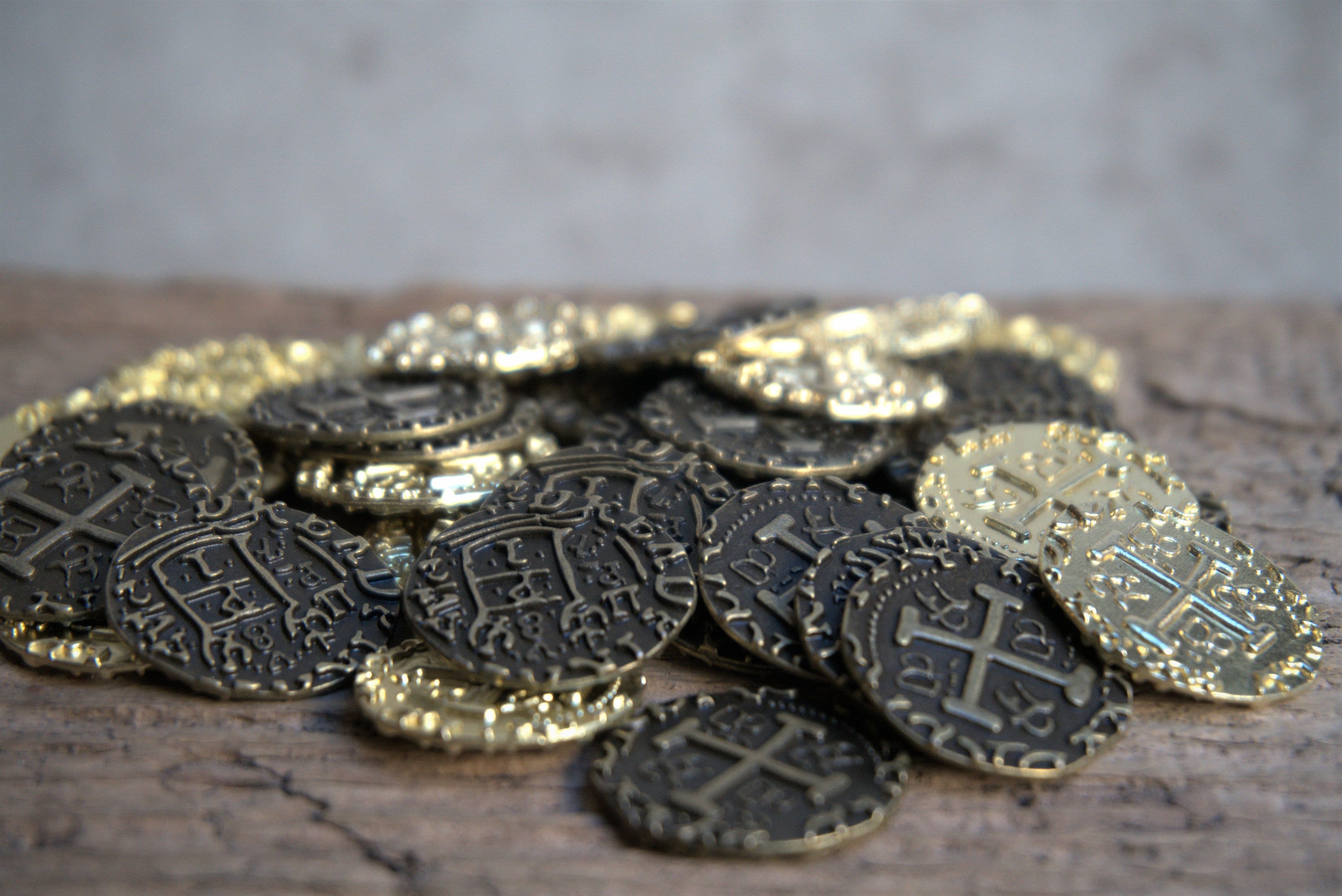 Metal Coins, Libertalia Compatible, Gold, Silver, Copper Doubloons - Etsy