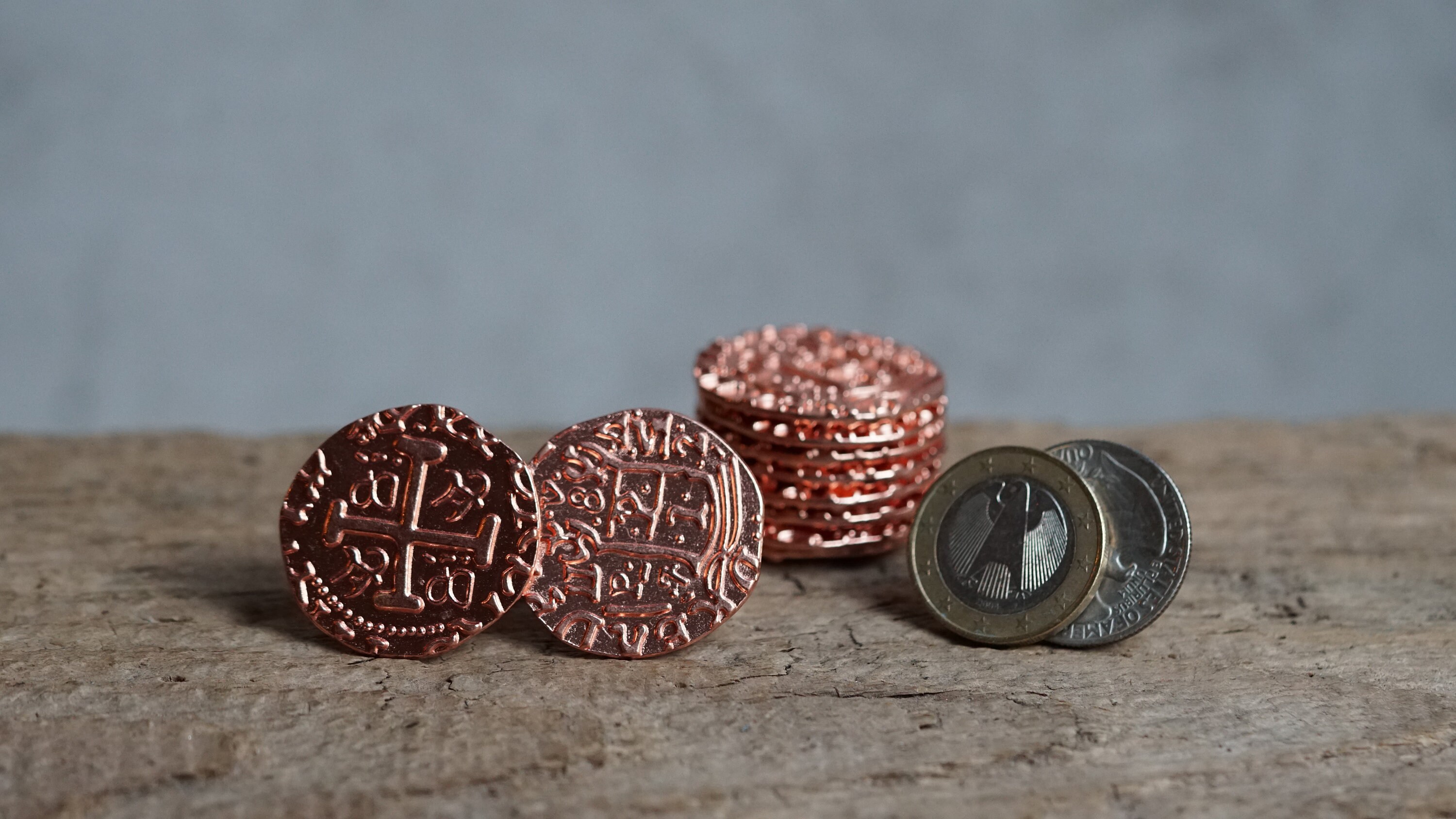 Extra Large Metal Coins - Gold, Silver, Copper - Pirate Treasure ...