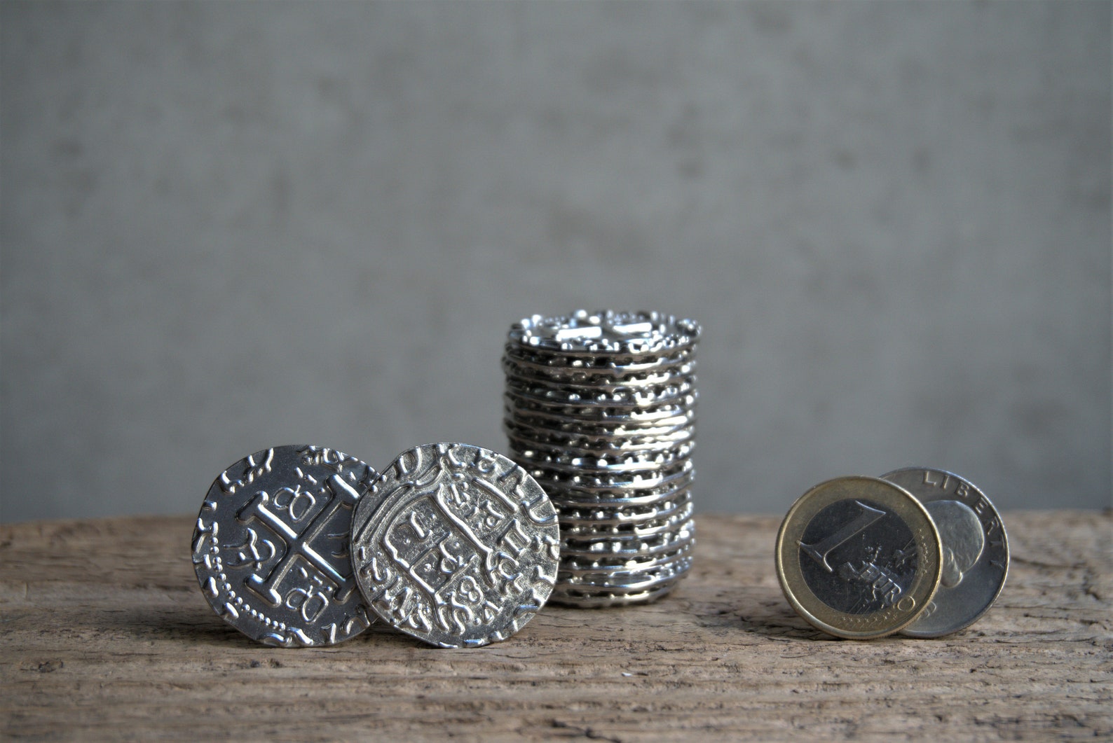 Extra Large Metal Coins Gold Silver Copper Pirate - Etsy