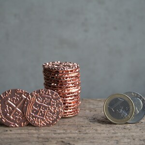 Extra Large Metal Coins Gold Silver Copper Pirate - Etsy