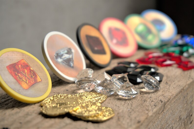 Upgrade Gem Set for Splendor Board Game Glass Rhinestone - Etsy