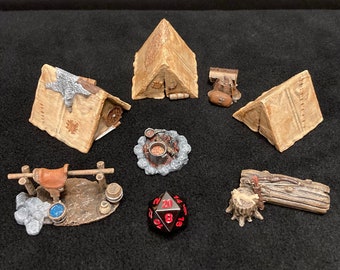 Dnd Miniature Tent - Etsy